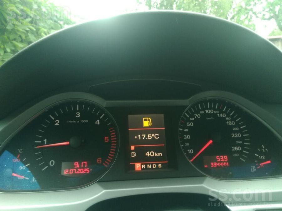 Blue Audi A6 2008 in Riga, with an engine capacity of 2.70 L and mileage of 348 thousand km for 3750 €, photo 15 on AUTOMOTO.COM.LV