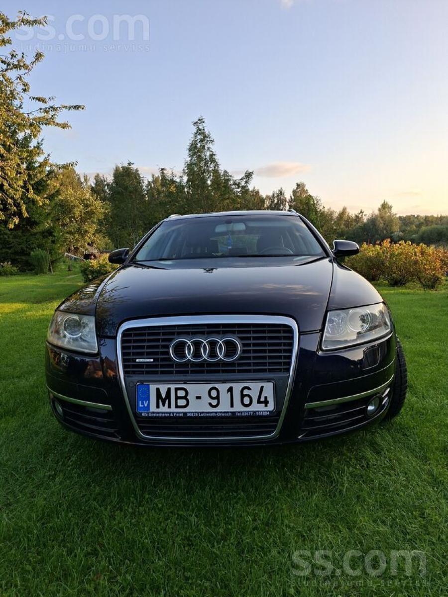 Blue Audi A6 2008 in Jelgava, with an engine capacity of 3.00 L and mileage of 373 thousand km for 3900 €, photo 1 on AUTOMOTO.COM.LV