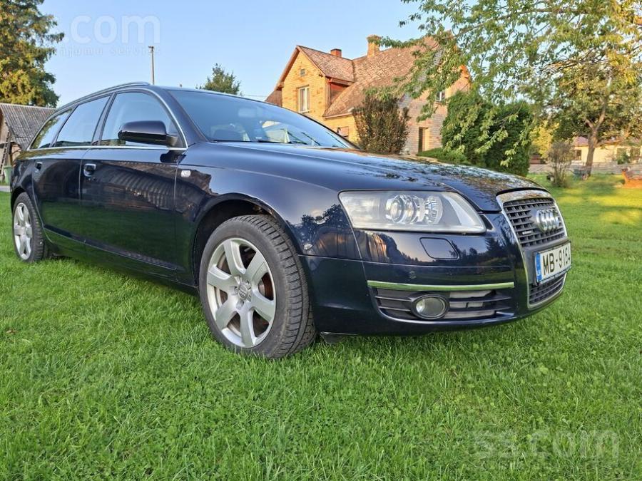 Blue Audi A6 2008 in Jelgava, with an engine capacity of 3.00 L and mileage of 373 thousand km for 3900 €, photo 7 on AUTOMOTO.COM.LV