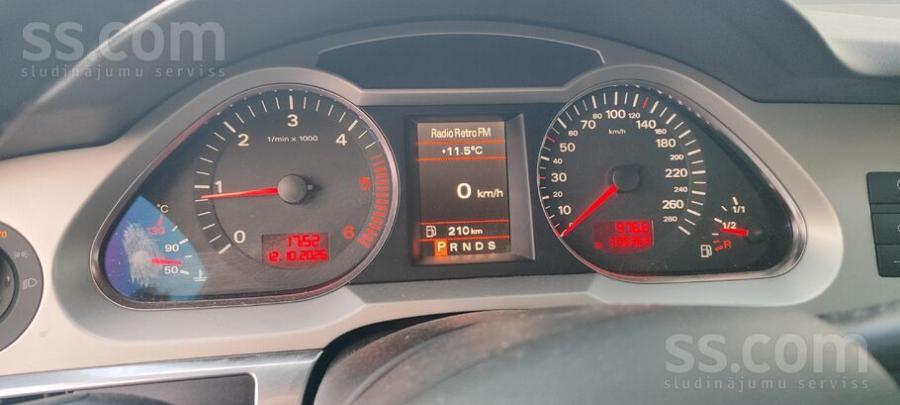 Zils Audi A6 2008 Rēzekne, ar dzinēja tilpumu 3.00 L un nobraukumu 290 tūkst. km par 3600 €, foto 14 vietnē AUTOMOTO.COM.LV