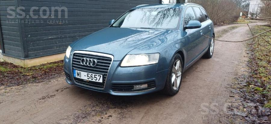 Blue Audi A6 2009 in Balvi, with an engine capacity of 3.00 L and mileage of 440 thousand km for 5890 €, photo 2 on AUTOMOTO.COM.LV