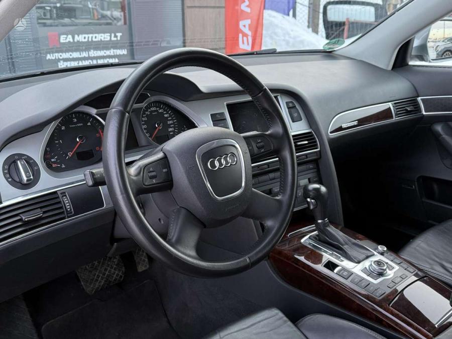 Blue Audi A6 2009 in Vilnius, with an engine capacity of 2.70 L and mileage of 369 thousand km for 5450 €, photo 14 on AUTOMOTO.COM.LV