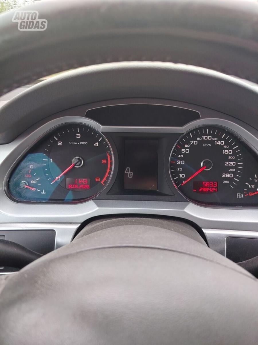 Blue Audi A6 2009 in Vilnius, with an engine capacity of 2.00 L and mileage of 298 thousand km for 4100 €, photo 3 on AUTOMOTO.COM.LV