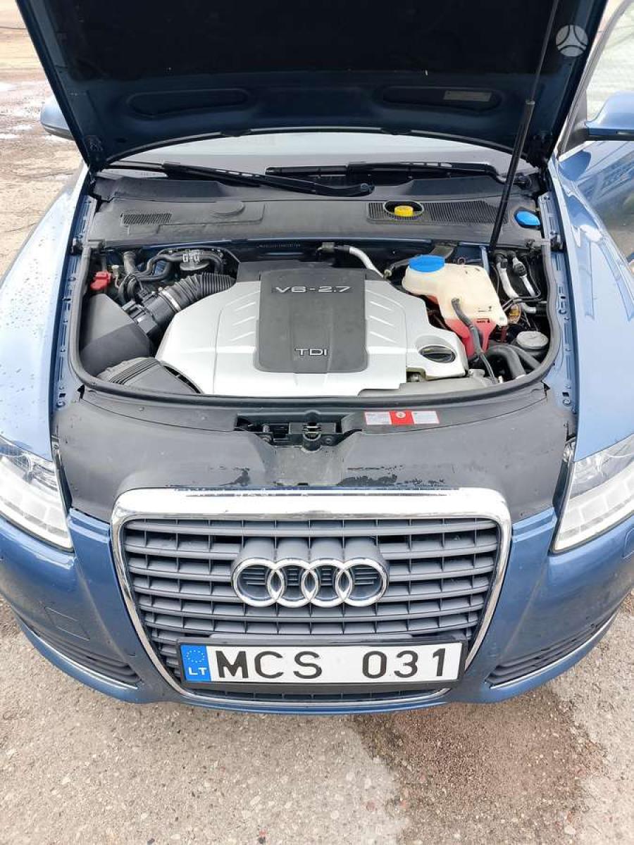 Blue Audi A6 2009 in Siauliai, with an engine capacity of 2.70 L and mileage of 305 thousand km for 5100 €, photo 11 on AUTOMOTO.COM.LV