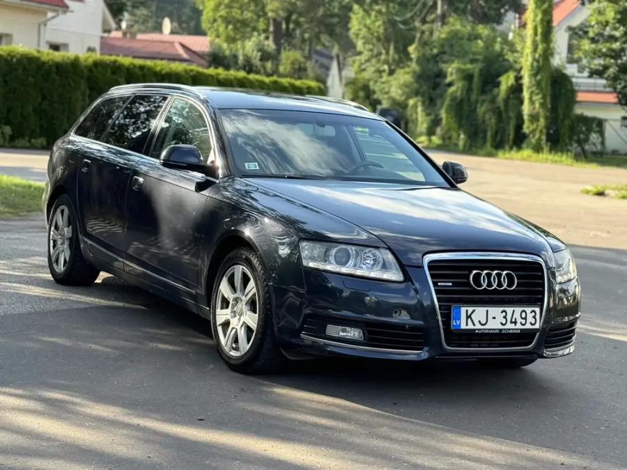 Blue Audi A6 2009 in Jurmala, with an engine capacity of 3.00 L and mileage of 336 thousand km for 5490 €, photo 1 on AUTOMOTO.COM.LV