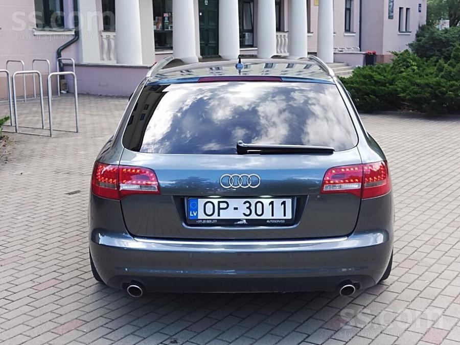 Blue Audi A6 2009 in Riga, with an engine capacity of 3.00 L and mileage of 0 thousand km for 6999 €, photo 6 on AUTOMOTO.COM.LV