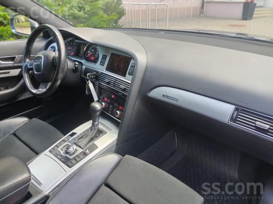 Blue Audi A6 2009 in Riga, with an engine capacity of 3.00 L and mileage of 0 thousand km for 6999 €, photo 12 on AUTOMOTO.COM.LV
