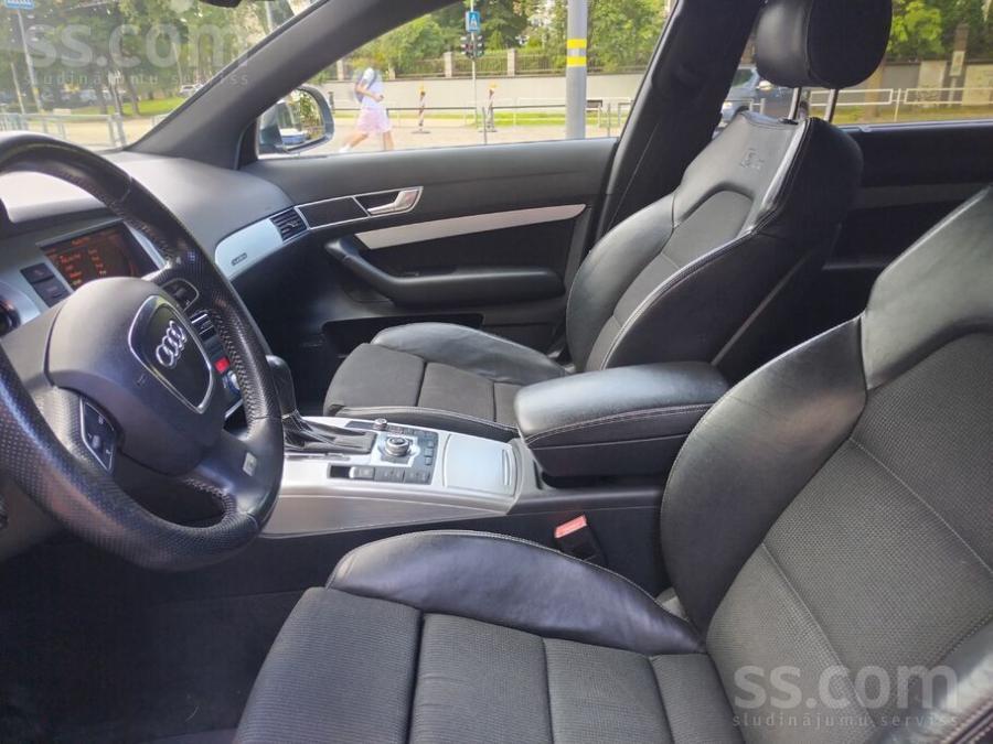 Blue Audi A6 2009 in Riga, with an engine capacity of 3.00 L and mileage of 0 thousand km for 6999 €, photo 14 on AUTOMOTO.COM.LV