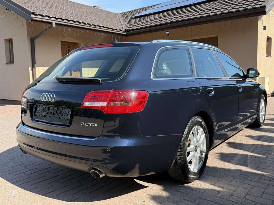 Blue Audi A6 2009 in Utena, with an engine capacity of 2.00 L and mileage of 290 thousand km for 5200 €, photo 6 on AUTOMOTO.COM.LV