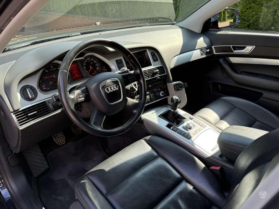 Blue Audi A6 2009 in Utena, with an engine capacity of 2.00 L and mileage of 290 thousand km for 5200 €, photo 16 on AUTOMOTO.COM.LV