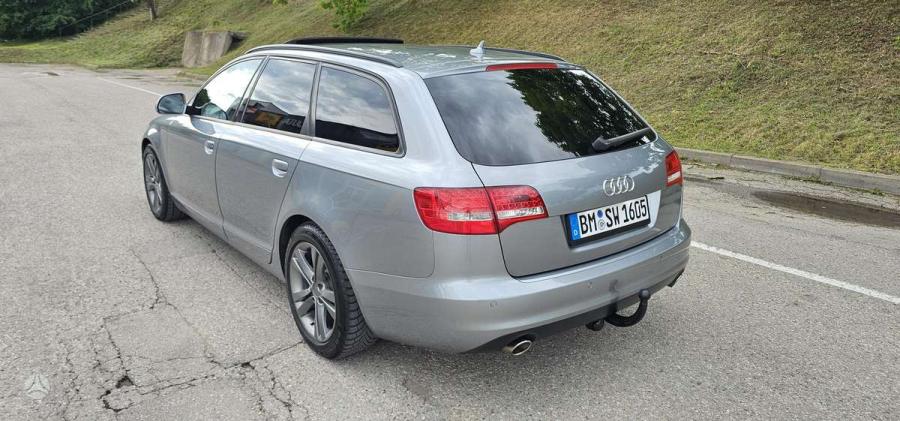 Blue Audi A6 2009 in Jonava, with an engine capacity of 2.97 L and mileage of 290 thousand km for 5699 €, photo 9 on AUTOMOTO.COM.LV