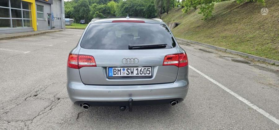 Blue Audi A6 2009 in Jonava, with an engine capacity of 2.97 L and mileage of 290 thousand km for 5699 €, photo 10 on AUTOMOTO.COM.LV