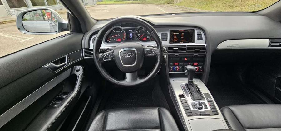 Blue Audi A6 2009 in Jonava, with an engine capacity of 2.97 L and mileage of 290 thousand km for 5699 €, photo 21 on AUTOMOTO.COM.LV