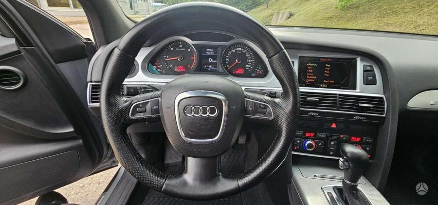 Blue Audi A6 2009 in Jonava, with an engine capacity of 2.97 L and mileage of 290 thousand km for 5699 €, photo 22 on AUTOMOTO.COM.LV