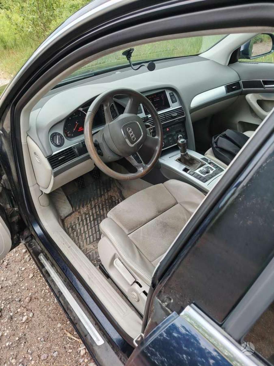 Blue Audi A6 2009 in Svencionys, with an engine capacity of 1.97 L and mileage of 299 thousand km for 3100 €, photo 6 on AUTOMOTO.COM.LV