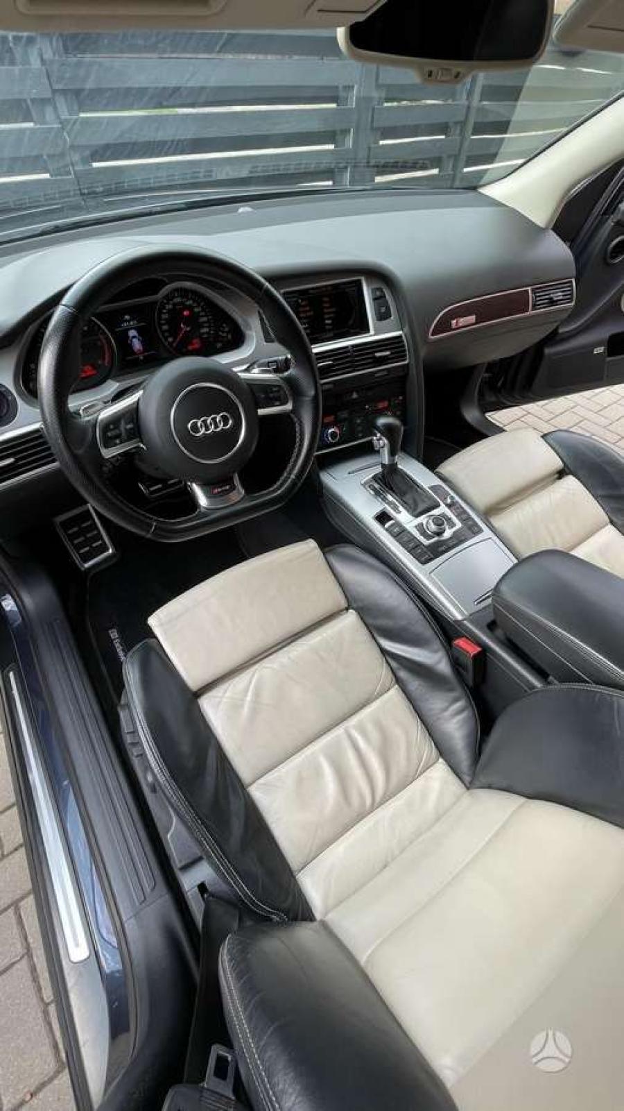 Blue Audi A6 2009 in Kaunas, with an engine capacity of 2.70 L and mileage of 352 thousand km for 5900 €, photo 12 on AUTOMOTO.COM.LV