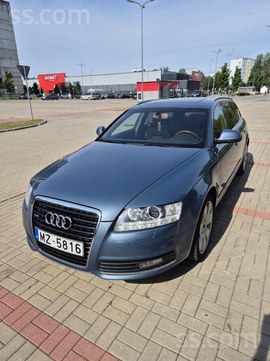 Blue Audi A6 2009 in Jelgava, with an engine capacity of 3.00 L and mileage of 308 thousand km for 6600 €, photo 3 on AUTOMOTO.COM.LV