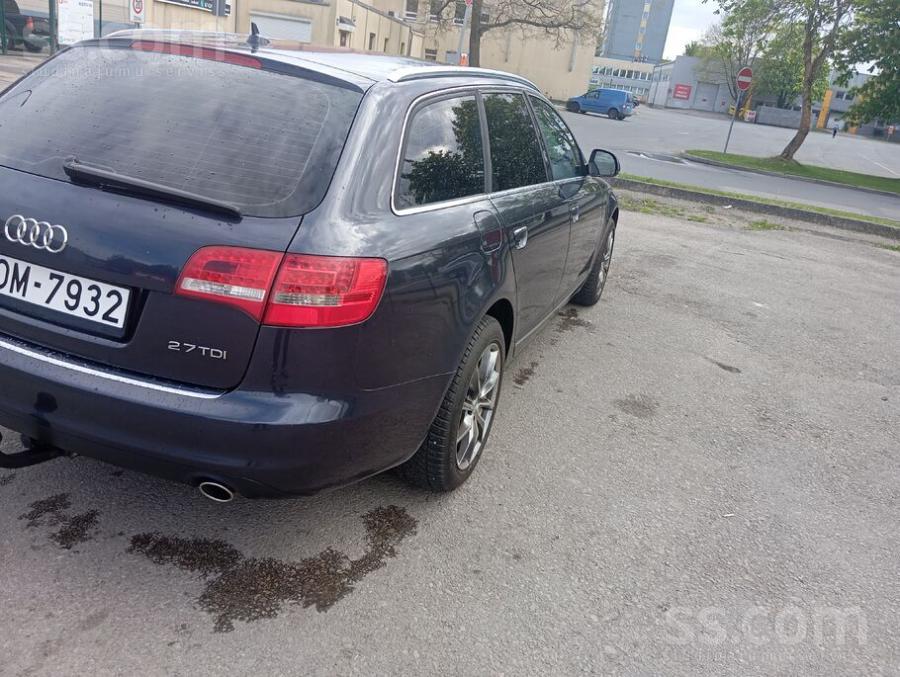 Blue Audi A6 2010 in Riga, with an engine capacity of 2.70 L and mileage of 262 thousand km for 4900 €, photo 14 on AUTOMOTO.COM.LV