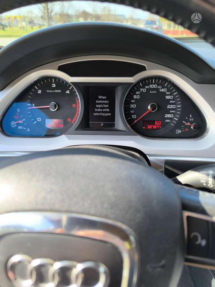 Blue Audi A6 2010 in Klaipeda, with an engine capacity of 1.97 L and mileage of 329 thousand km for 3200 €, photo 11 on AUTOMOTO.COM.LV