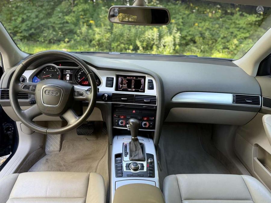 Blue Audi A6 2010 in Vilnius, with an engine capacity of 1.98 L and mileage of 292 thousand km for 3800 €, photo 10 on AUTOMOTO.COM.LV