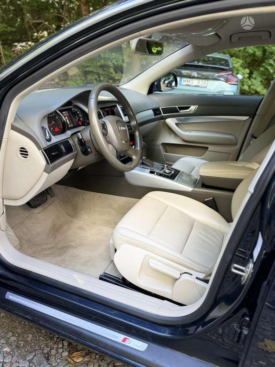 Blue Audi A6 2010 in Vilnius, with an engine capacity of 1.98 L and mileage of 292 thousand km for 3800 €, photo 14 on AUTOMOTO.COM.LV