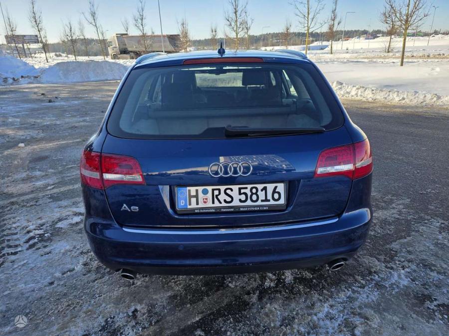 Blue Audi A6 2011 in Vilnius, with an engine capacity of 3.00 L and mileage of 431 thousand km for 5200 €, photo 6 on AUTOMOTO.COM.LV