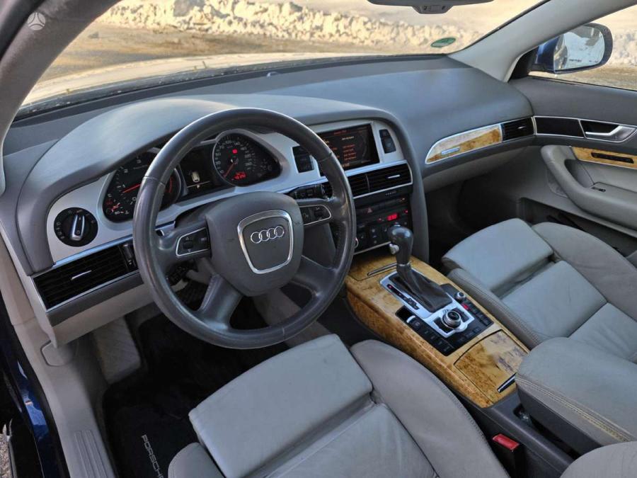 Blue Audi A6 2011 in Vilnius, with an engine capacity of 3.00 L and mileage of 431 thousand km for 5200 €, photo 15 on AUTOMOTO.COM.LV