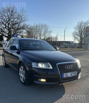 Zils Audi A6 2011 Rīga, ar dzinēja tilpumu 2.70 L un nobraukumu 300 tūkst. km par 4650 €, foto  vietnē AUTOMOTO.COM.LV