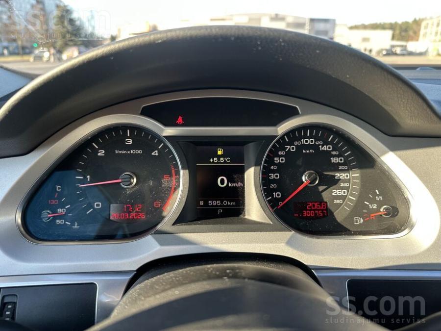 Blue Audi A6 2011 in Riga, with an engine capacity of 2.70 L and mileage of 300 thousand km for 4650 €, photo 10 on AUTOMOTO.COM.LV