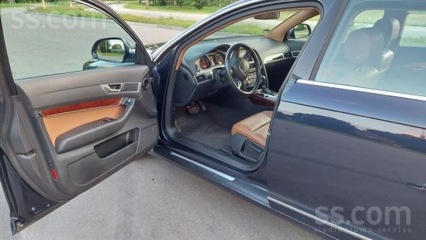 Blue Audi A6 2011 in Riga, with an engine capacity of 3.00 L and mileage of 0 thousand km for 5590 €, photo 9 on AUTOMOTO.COM.LV