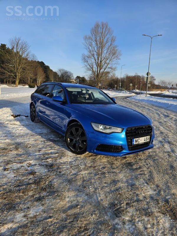 Blue Audi A6 2012 in Liepaja, with an engine capacity of 3.00 L and mileage of 312 thousand km for 11700 €, photo 2 on AUTOMOTO.COM.LV
