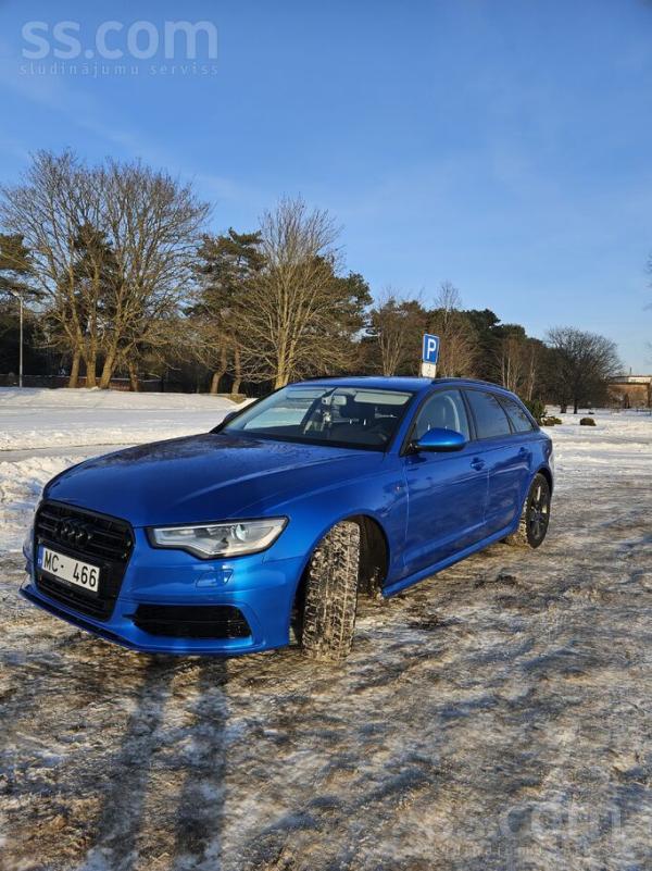 Blue Audi A6 2012 in Liepaja, with an engine capacity of 3.00 L and mileage of 312 thousand km for 11700 €, photo 4 on AUTOMOTO.COM.LV