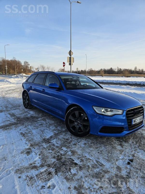 Blue Audi A6 2012 in Liepaja, with an engine capacity of 3.00 L and mileage of 312 thousand km for 11700 €, photo 5 on AUTOMOTO.COM.LV