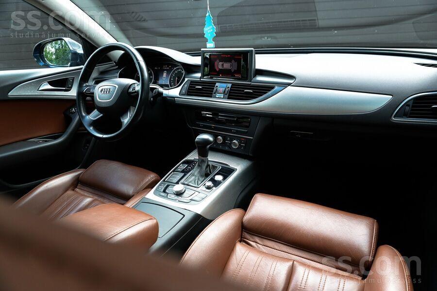 Blue Audi A6 2012 in Riga, with an engine capacity of 3.00 L and mileage of 289 thousand km for 10490 €, photo 8 on AUTOMOTO.COM.LV