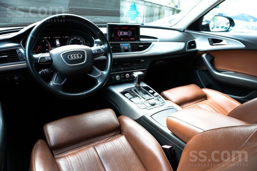 Blue Audi A6 2012 in Riga, with an engine capacity of 3.00 L and mileage of 289 thousand km for 10490 €, photo 13 on AUTOMOTO.COM.LV