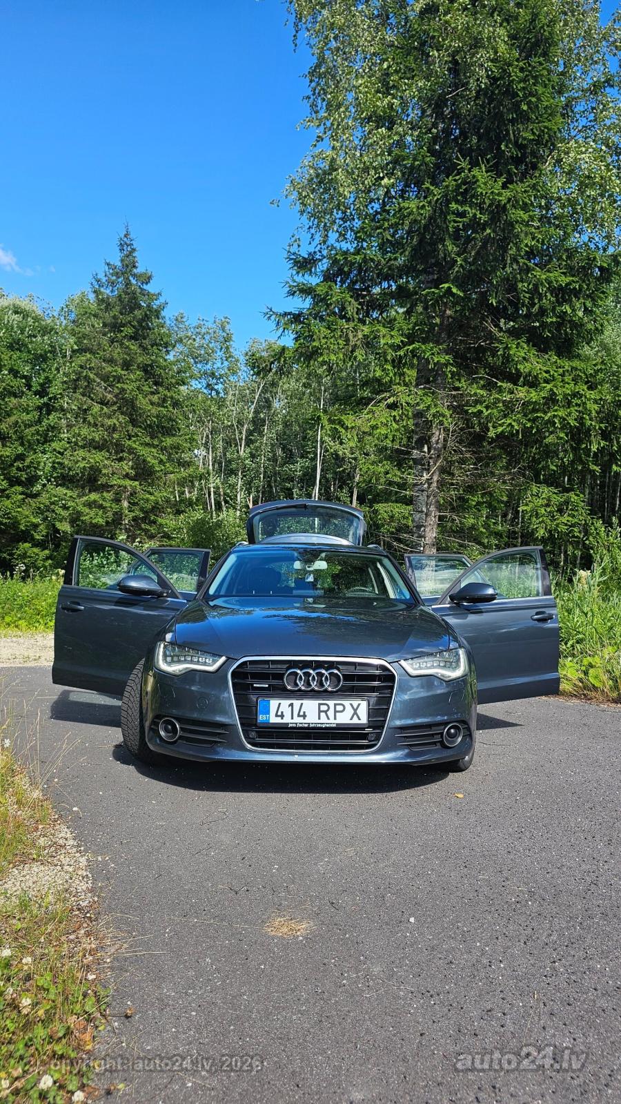 Blue Audi A6 2012 in Tallinn, with an engine capacity of 3.00 L and mileage of 277 thousand km for 10999 €, photo 3 on AUTOMOTO.COM.LV