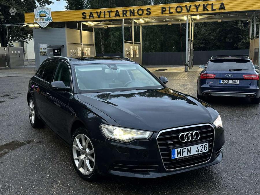 Zils Audi A6 2012 Šalčininkai, ar dzinēja tilpumu 2.97 L un nobraukumu 355 tūkst. km par 5500 €, foto 1 vietnē AUTOMOTO.COM.LV