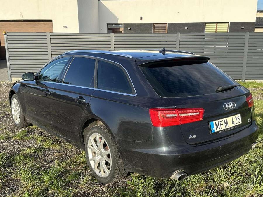 Zils Audi A6 2012 Šalčininkai, ar dzinēja tilpumu 2.97 L un nobraukumu 355 tūkst. km par 5500 €, foto 5 vietnē AUTOMOTO.COM.LV
