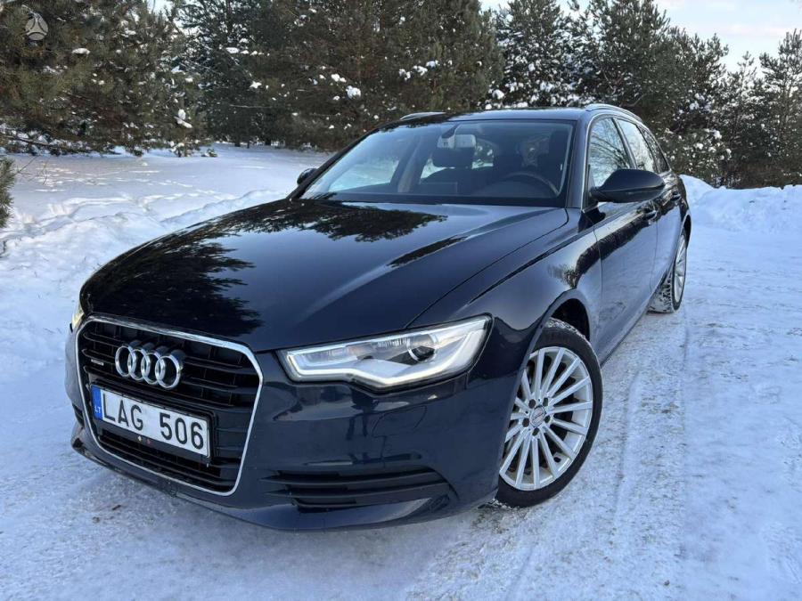 Blue Audi A6 2013 in Vilnius, with an engine capacity of 2.97 L and mileage of 343 thousand km for 7950 €, photo 1 on AUTOMOTO.COM.LV
