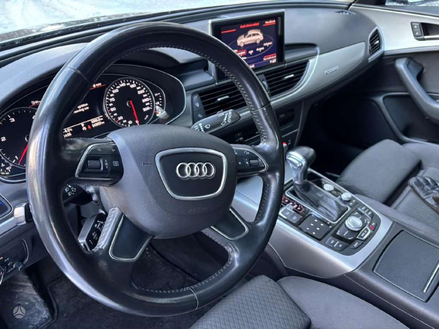 Blue Audi A6 2013 in Vilnius, with an engine capacity of 2.97 L and mileage of 343 thousand km for 7950 €, photo 4 on AUTOMOTO.COM.LV