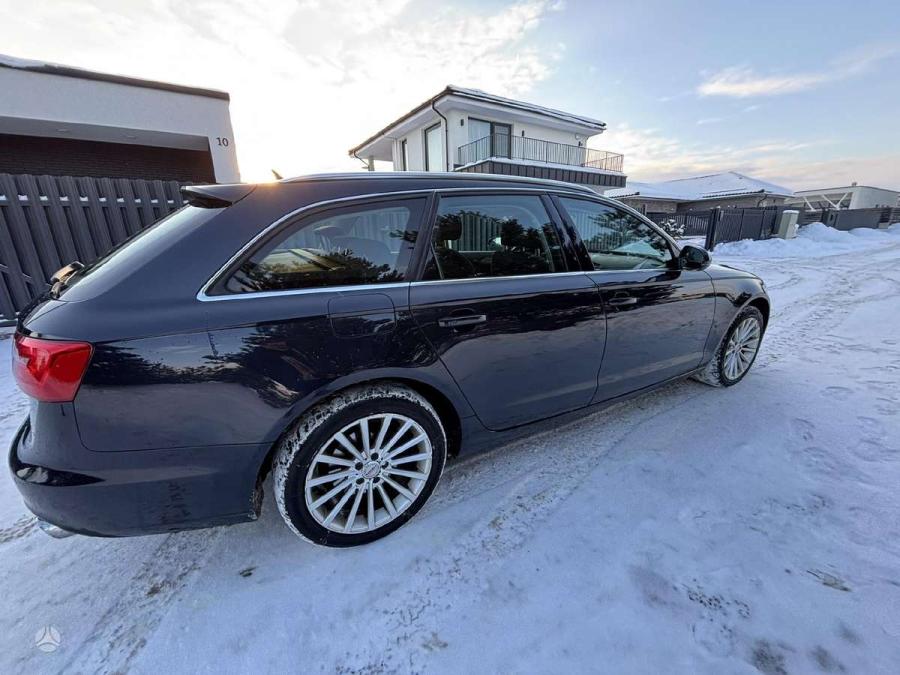 Blue Audi A6 2013 in Vilnius, with an engine capacity of 2.97 L and mileage of 343 thousand km for 7950 €, photo 11 on AUTOMOTO.COM.LV