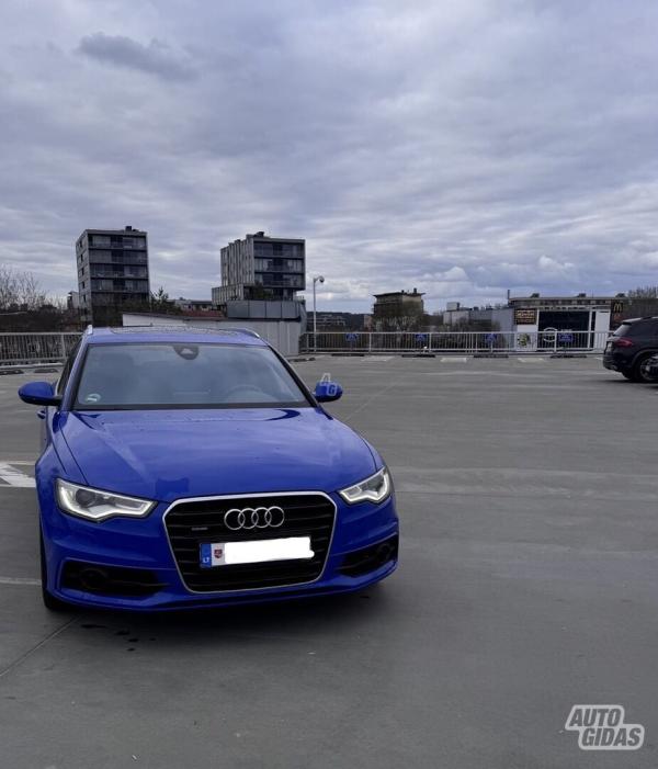 Blue Audi A6 2013 in Vilnius, with an engine capacity of 3.00 L and mileage of 303 thousand km for 16000 €, photo 8 on AUTOMOTO.COM.LV