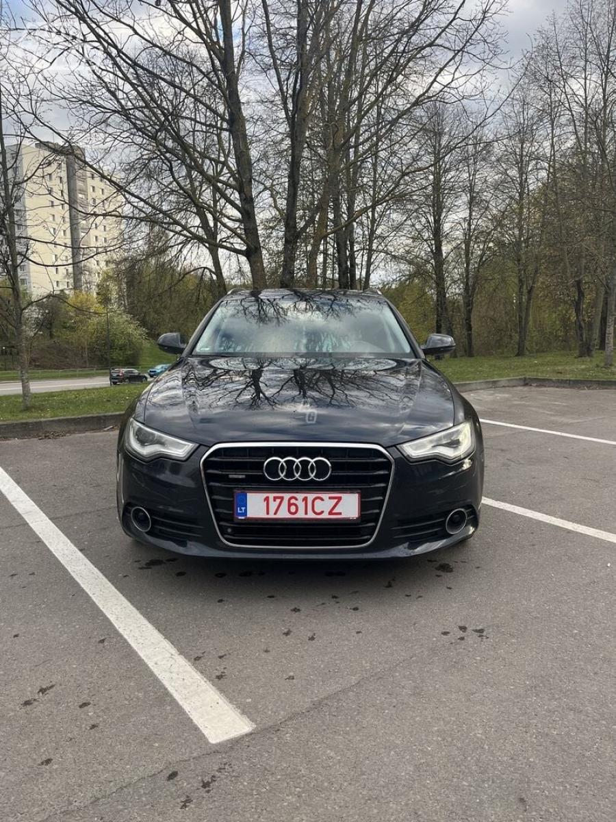 Zils Audi A6 2013 Kauņa, ar dzinēja tilpumu 3.00 L un nobraukumu 304 tūkst. km par 8800 €, foto 1 vietnē AUTOMOTO.COM.LV