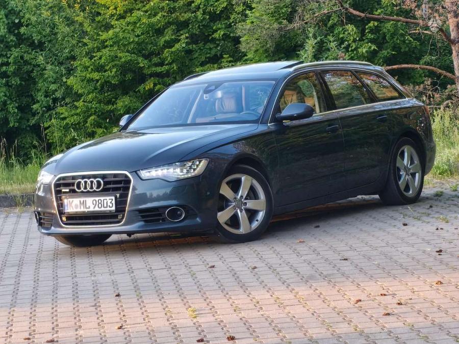Blue Audi A6 2013 in Vilnius, with an engine capacity of 2.97 L and mileage of 290 thousand km for 11990 €, photo 7 on AUTOMOTO.COM.LV