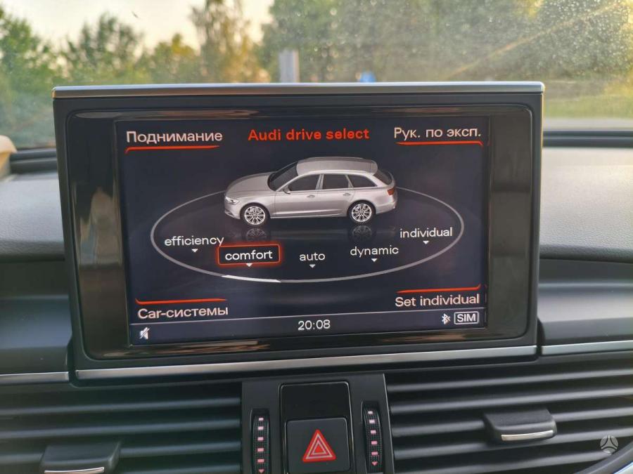 Blue Audi A6 2013 in Vilnius, with an engine capacity of 2.97 L and mileage of 290 thousand km for 11990 €, photo 30 on AUTOMOTO.COM.LV