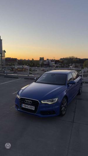 Blue Audi A6 2013 in Vilnius, with an engine capacity of 2.97 L and mileage of 306 thousand km for 11750 €, photo 3 on AUTOMOTO.COM.LV