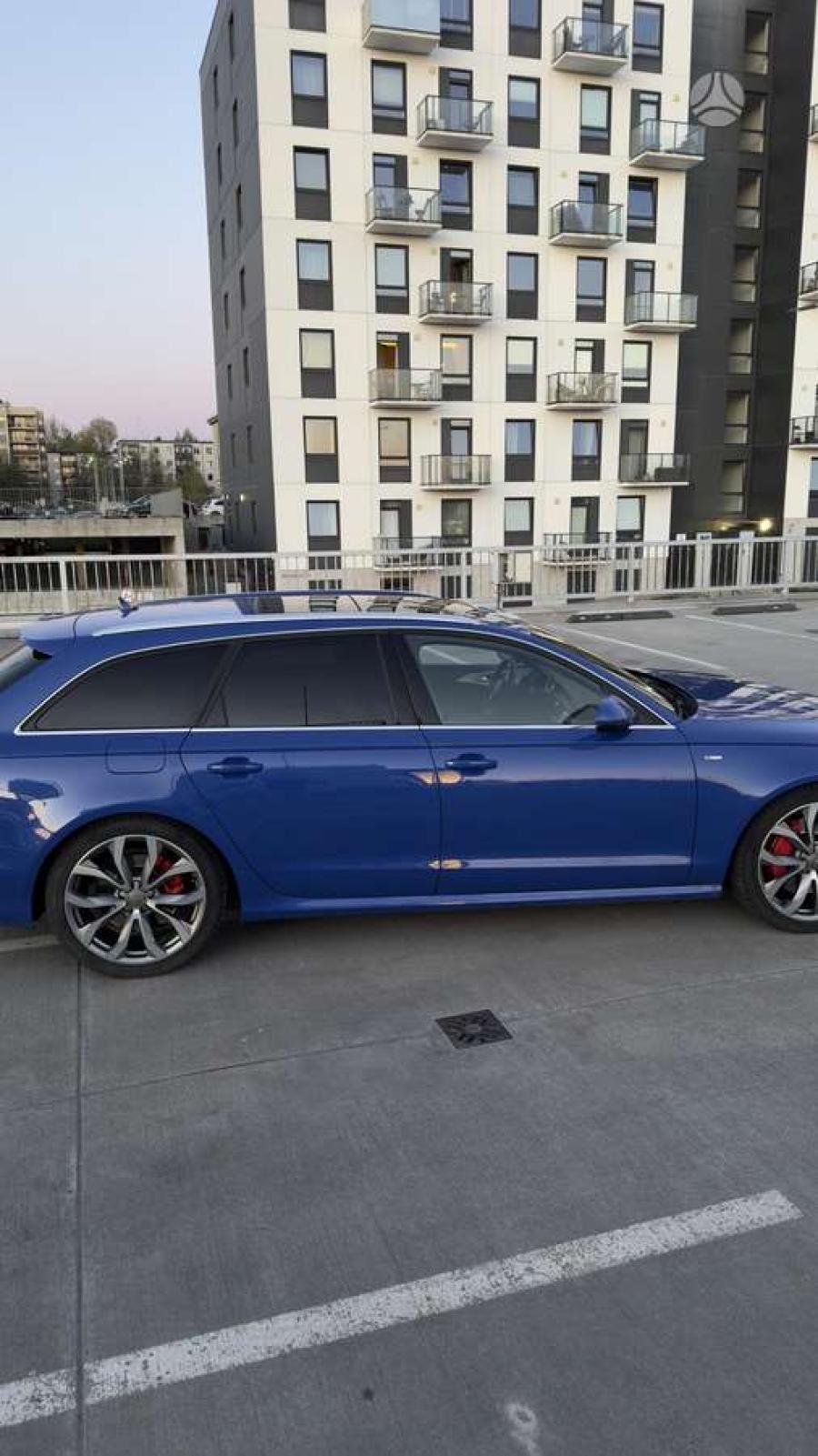 Blue Audi A6 2013 in Vilnius, with an engine capacity of 2.97 L and mileage of 306 thousand km for 11750 €, photo 5 on AUTOMOTO.COM.LV