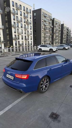 Blue Audi A6 2013 in Vilnius, with an engine capacity of 2.97 L and mileage of 306 thousand km for 11750 €, photo 6 on AUTOMOTO.COM.LV