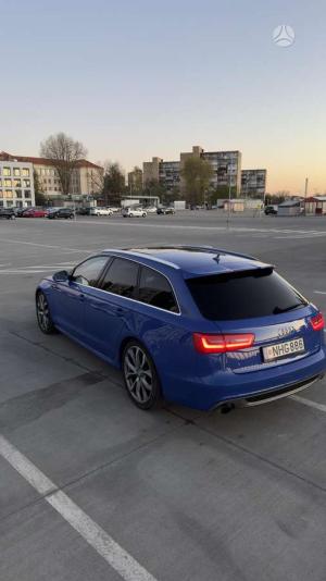 Blue Audi A6 2013 in Vilnius, with an engine capacity of 2.97 L and mileage of 306 thousand km for 11750 €, photo 8 on AUTOMOTO.COM.LV