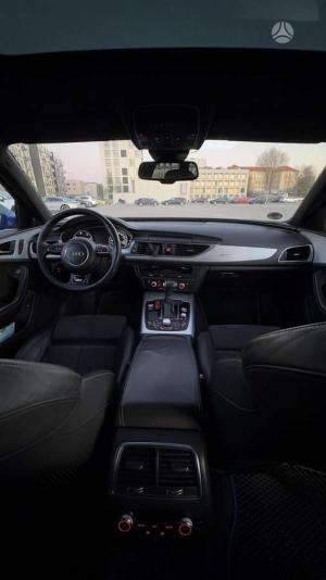 Blue Audi A6 2013 in Vilnius, with an engine capacity of 2.97 L and mileage of 306 thousand km for 11750 €, photo 13 on AUTOMOTO.COM.LV